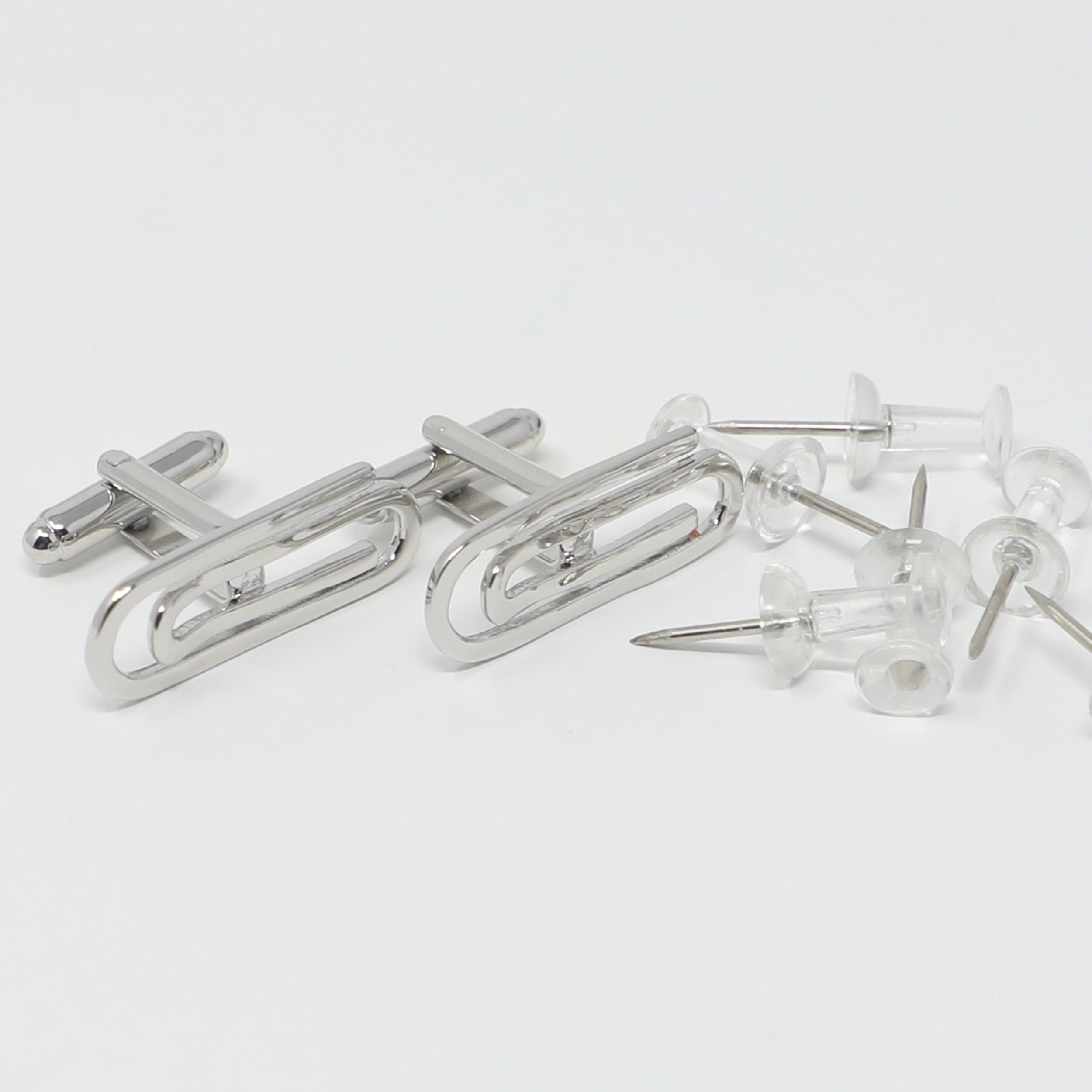 Paper Clip Paperclip Cufflinks Best Birthday Father's Day | Etsy