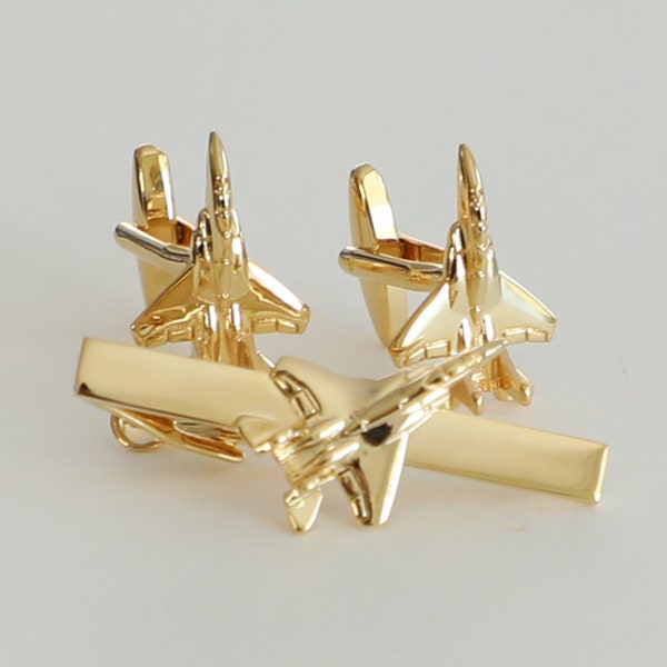 Cufflink Tie Bar Set - Etsy