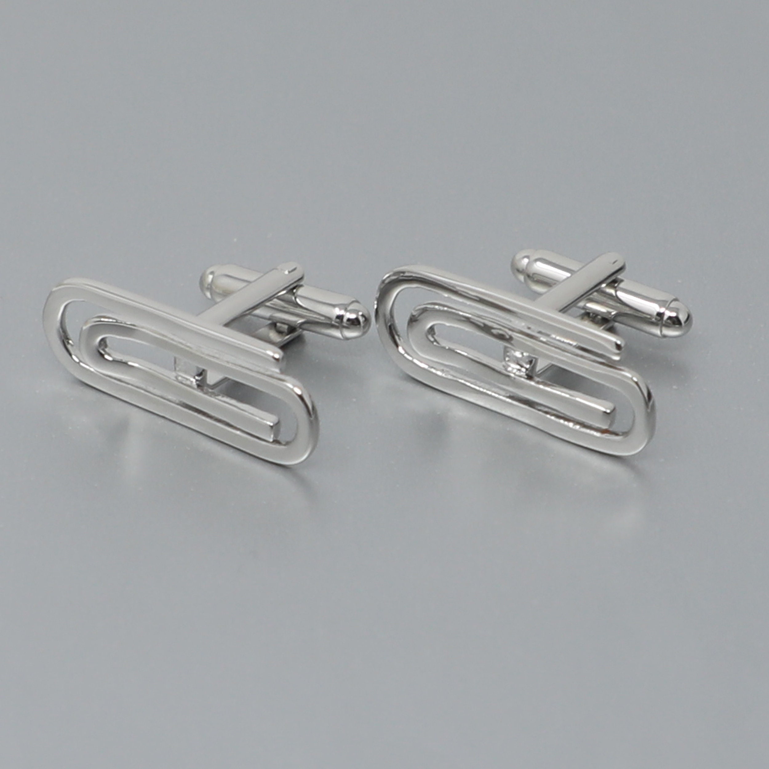Paper Clip Paperclip Cufflinks Best Birthday Father's Day | Etsy