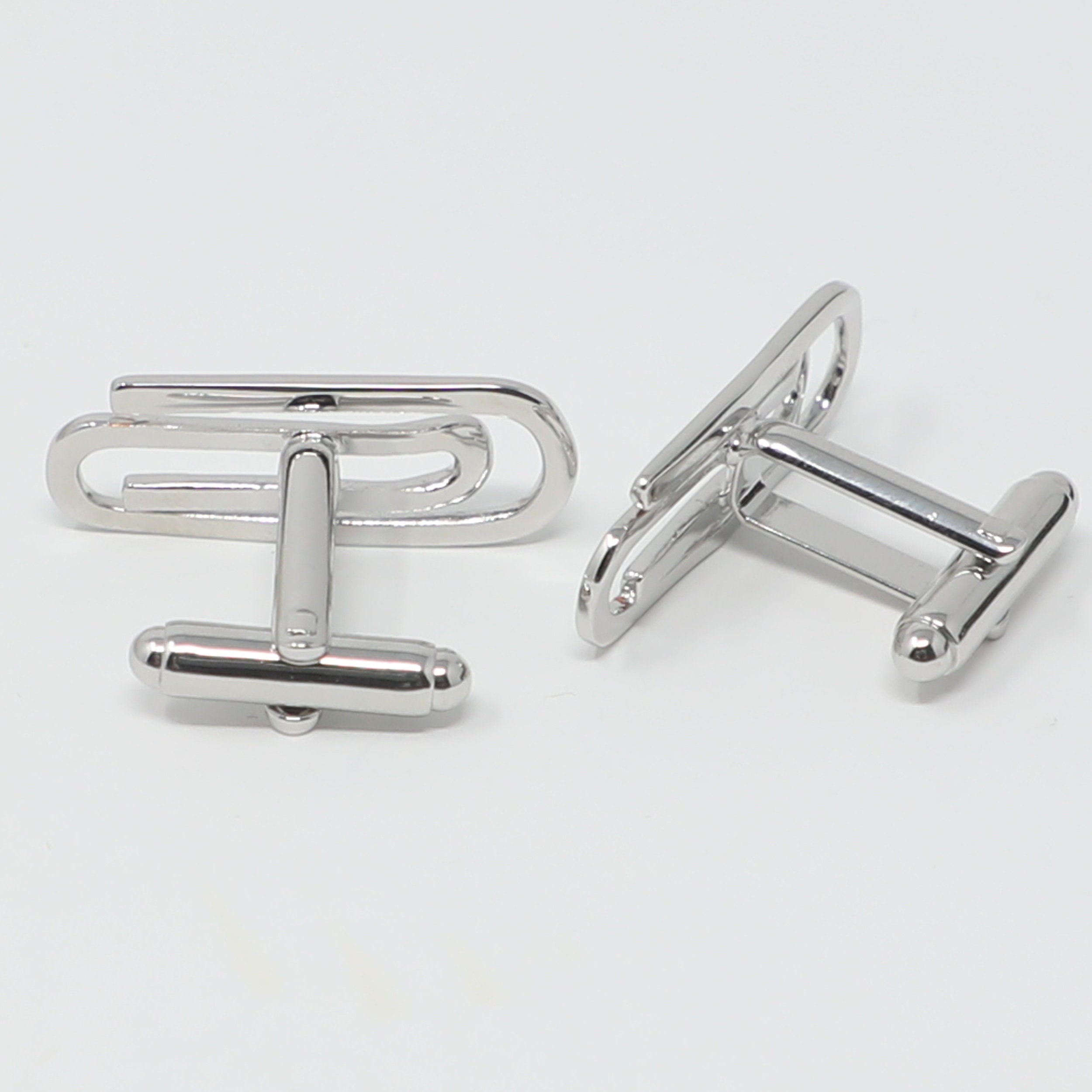 Paper Clip Paperclip Cufflinks Best Birthday Father's Day | Etsy