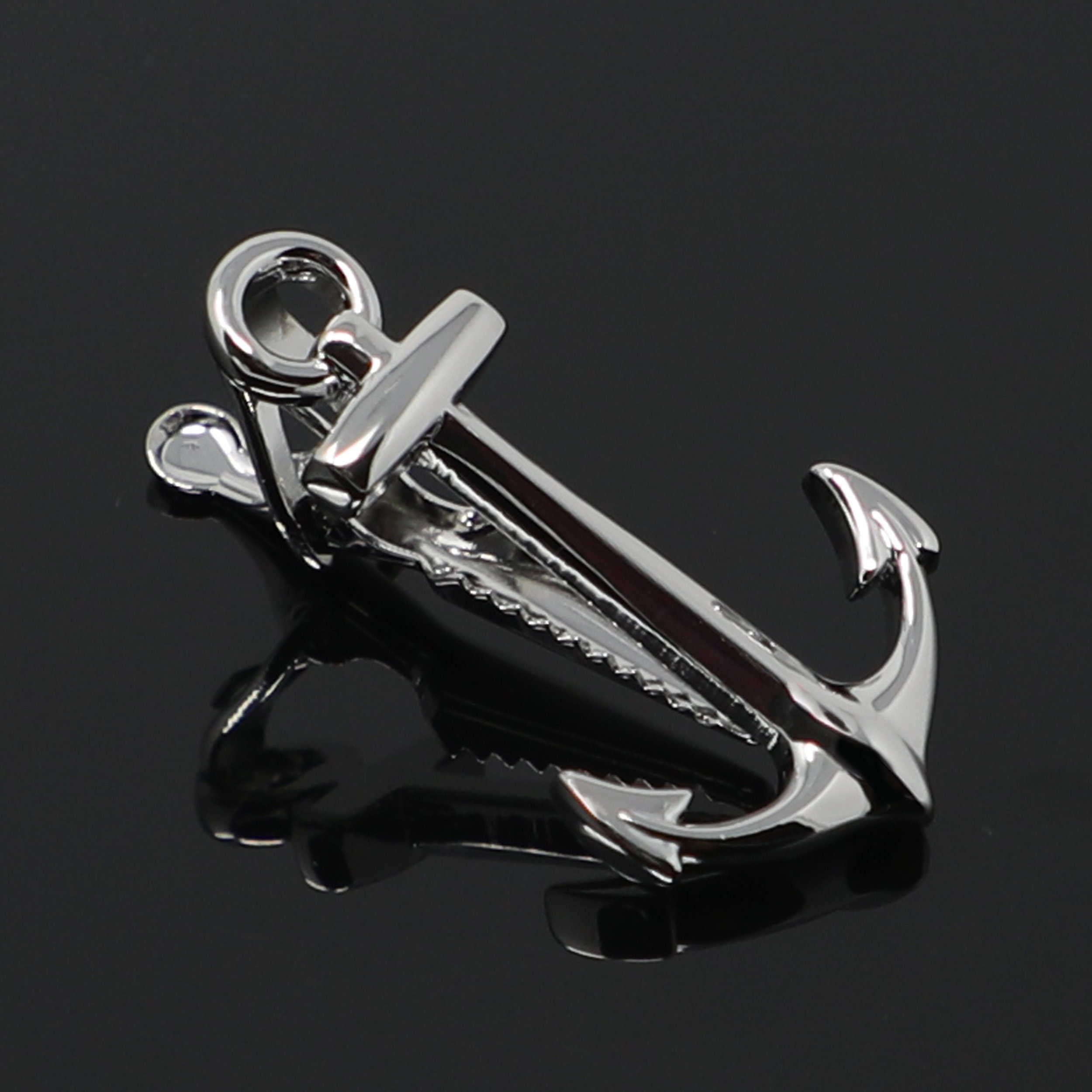 Anchor Tie Clip Men Novelty Nautical Beach Theme Boat Anchor | Etsy