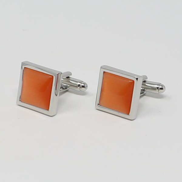 Orange Cufflinks - Etsy
