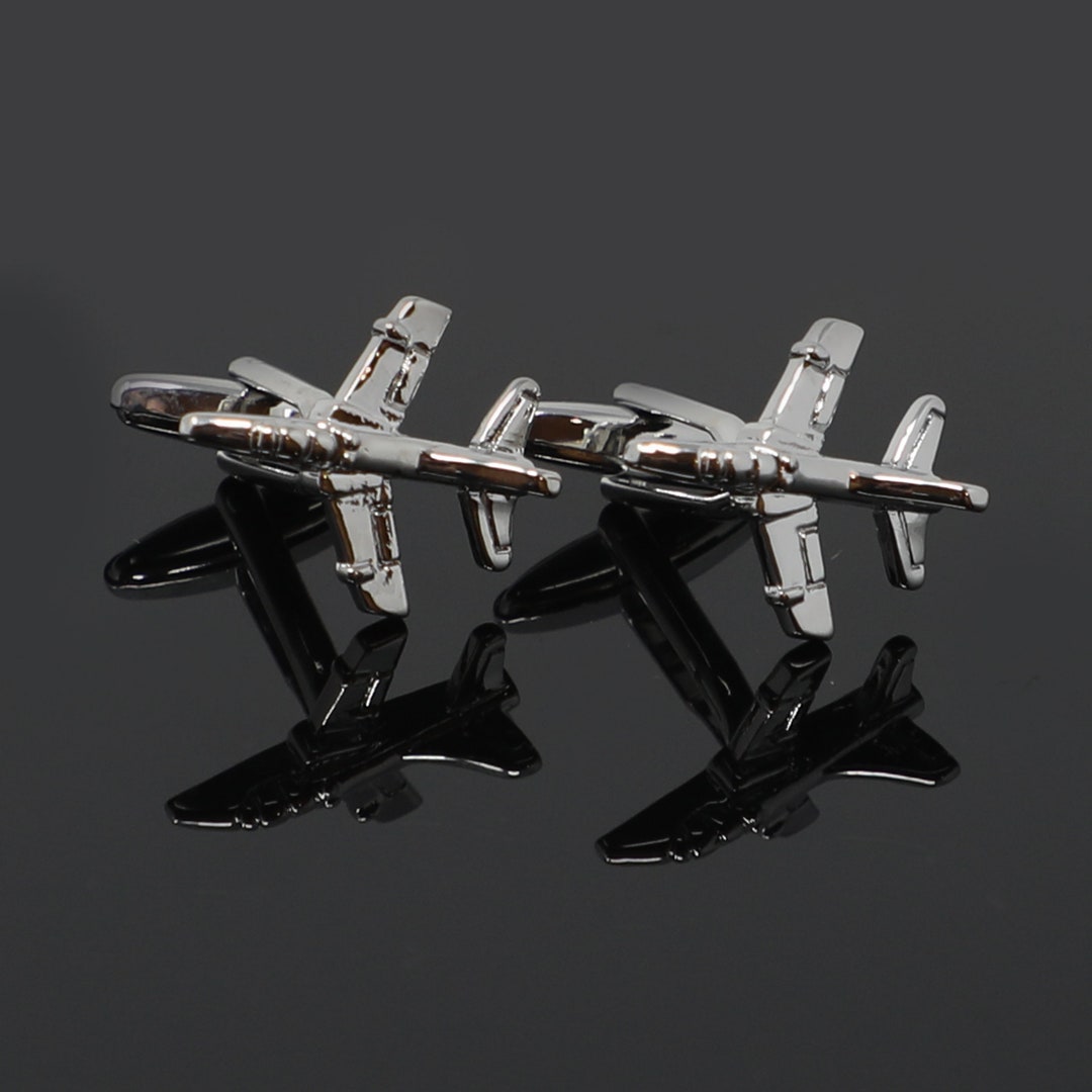 Plane Cufflinks Aircraft Military Fighter Jet Cufflinks Best - Etsy ...