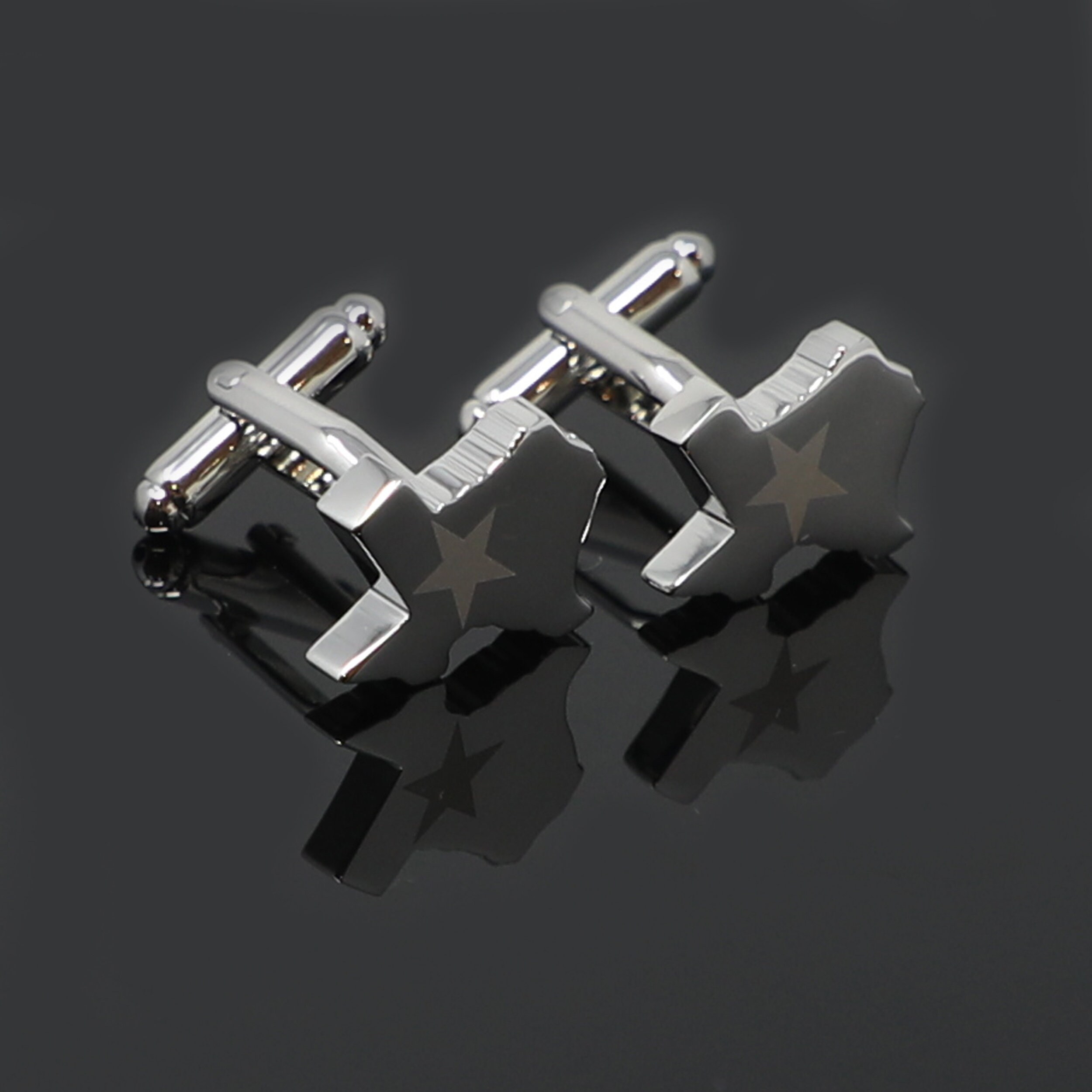 Texas Cufflinks Texas State Map Cufflinks and Shirt Studs Set - Etsy