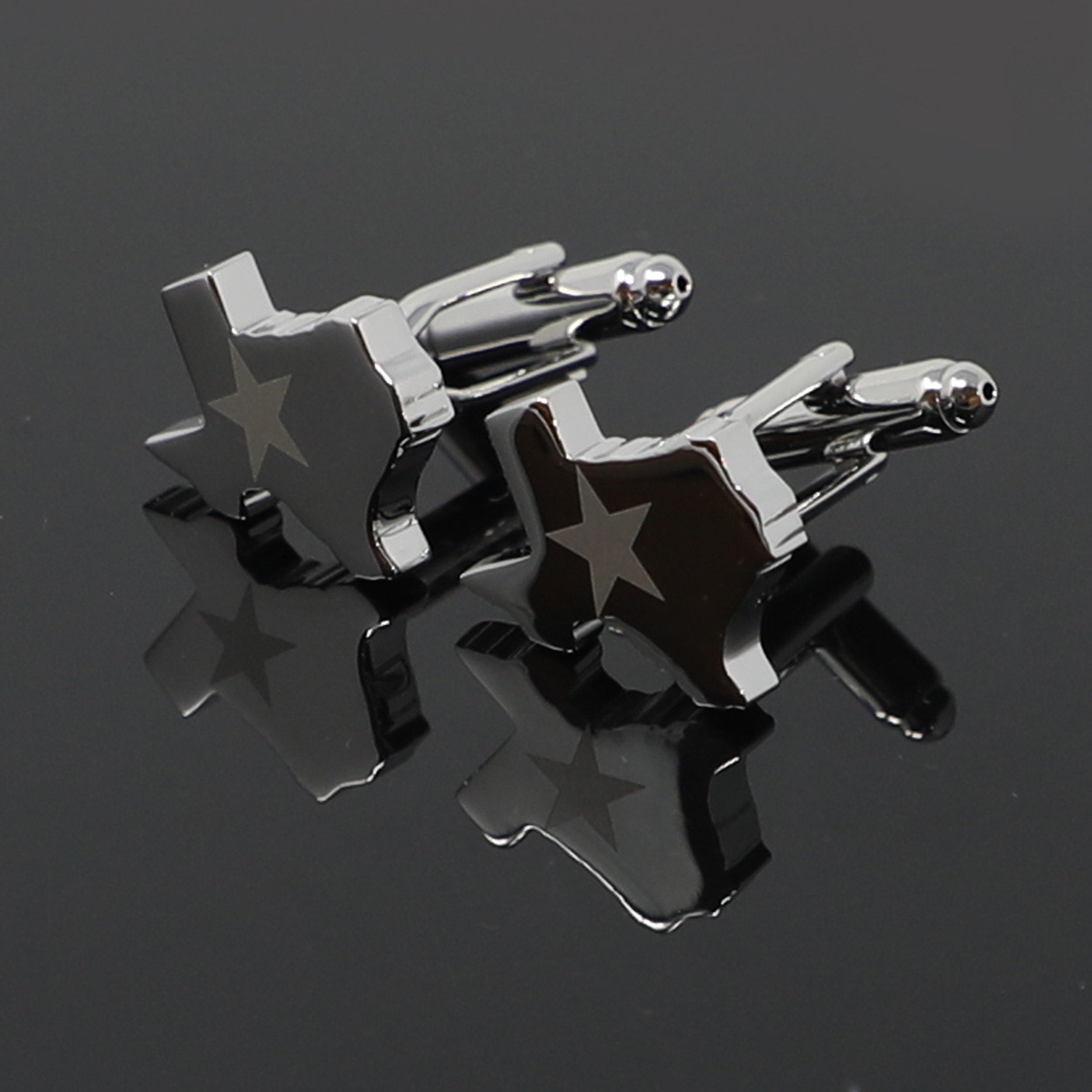 Texas Cufflinks Texas State Map Cufflinks and Shirt Studs Set - Etsy