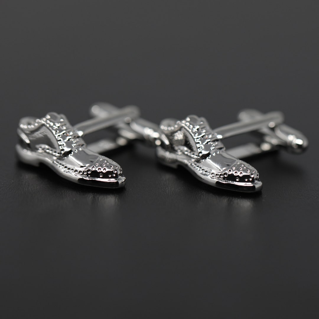 Formal Shoe Cufflinks Brogue Shoe Cuff Links Dad Birthday Father's Day ...
