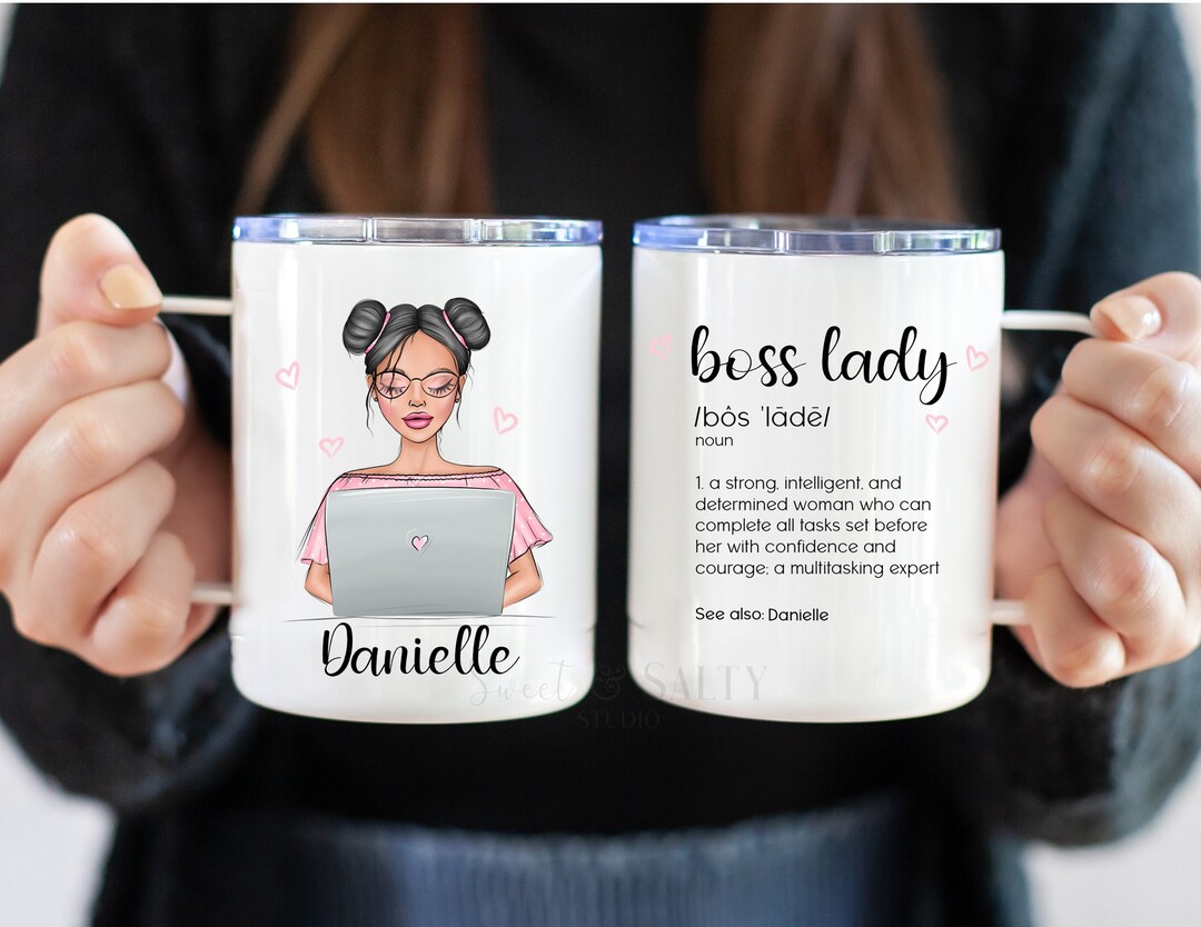 Boss Lady Coffee Mug, Girl Boss Mug, Boss Day Gift Idea, Office ...