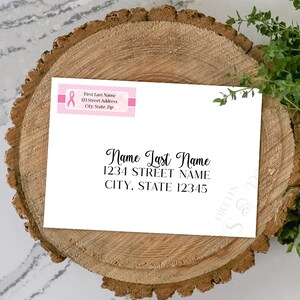 Personalized Address Labels | Breast Cancer Address Labels | Return ...