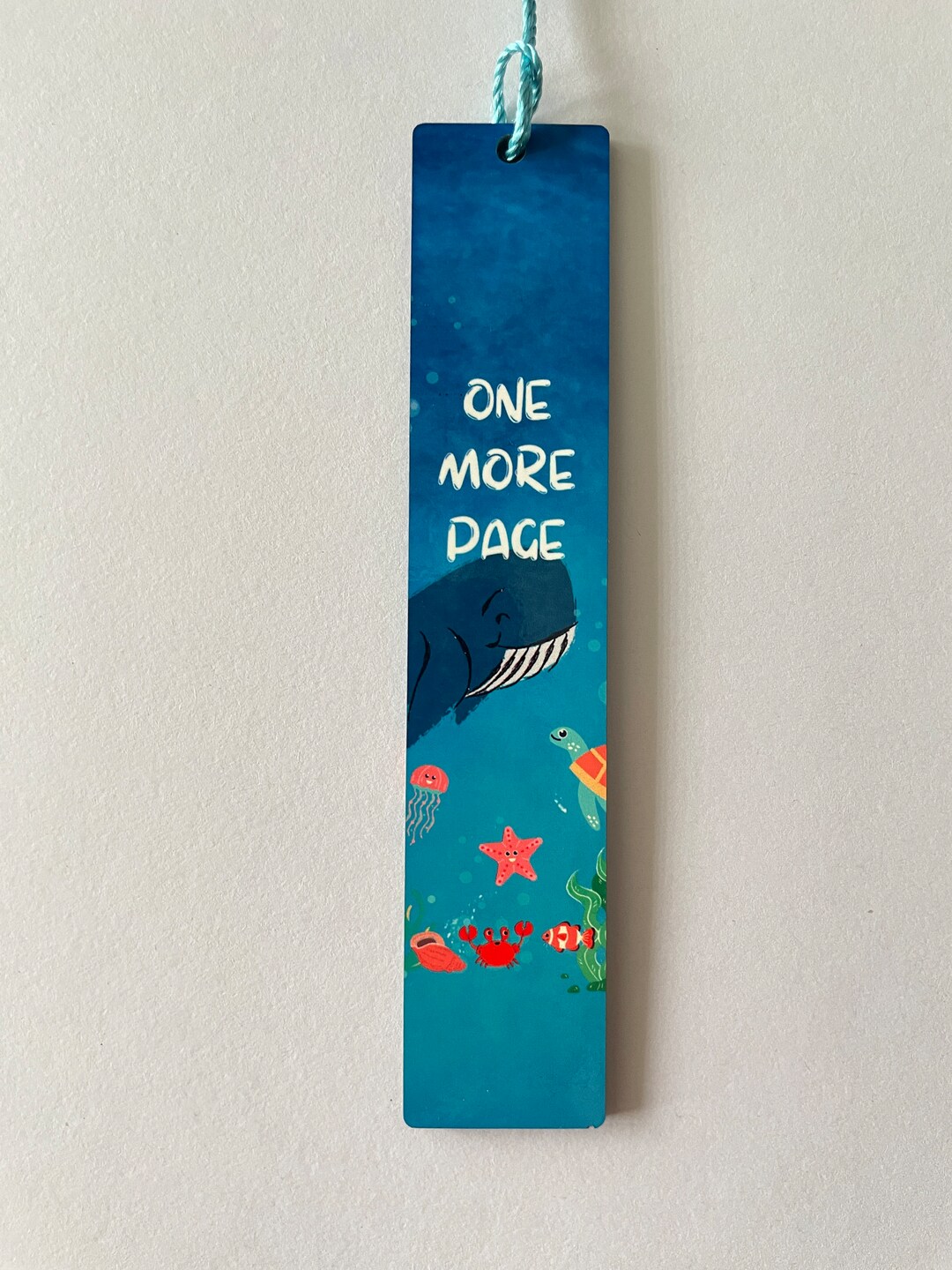 Under the Sea Bookmark, Page Marker, Gift for Book Lover, Bookmark for ...