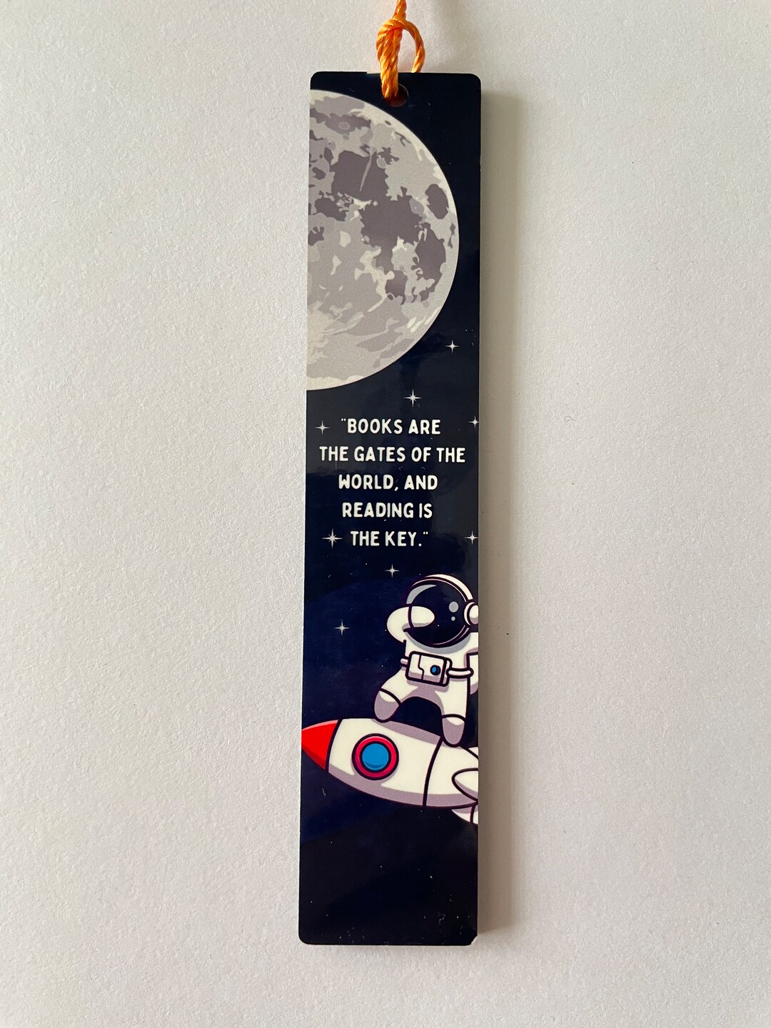 Astronaut Bookmark, Moon Bookmark, Page Marker, Gift for Book Lover ...