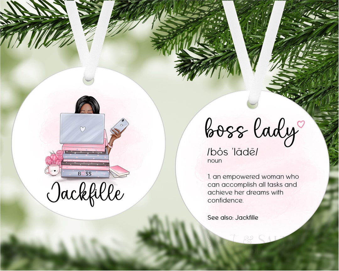 Girl Boss, New Job Gift, Gift for Entrepreneur, Boss Lady Ornament ...