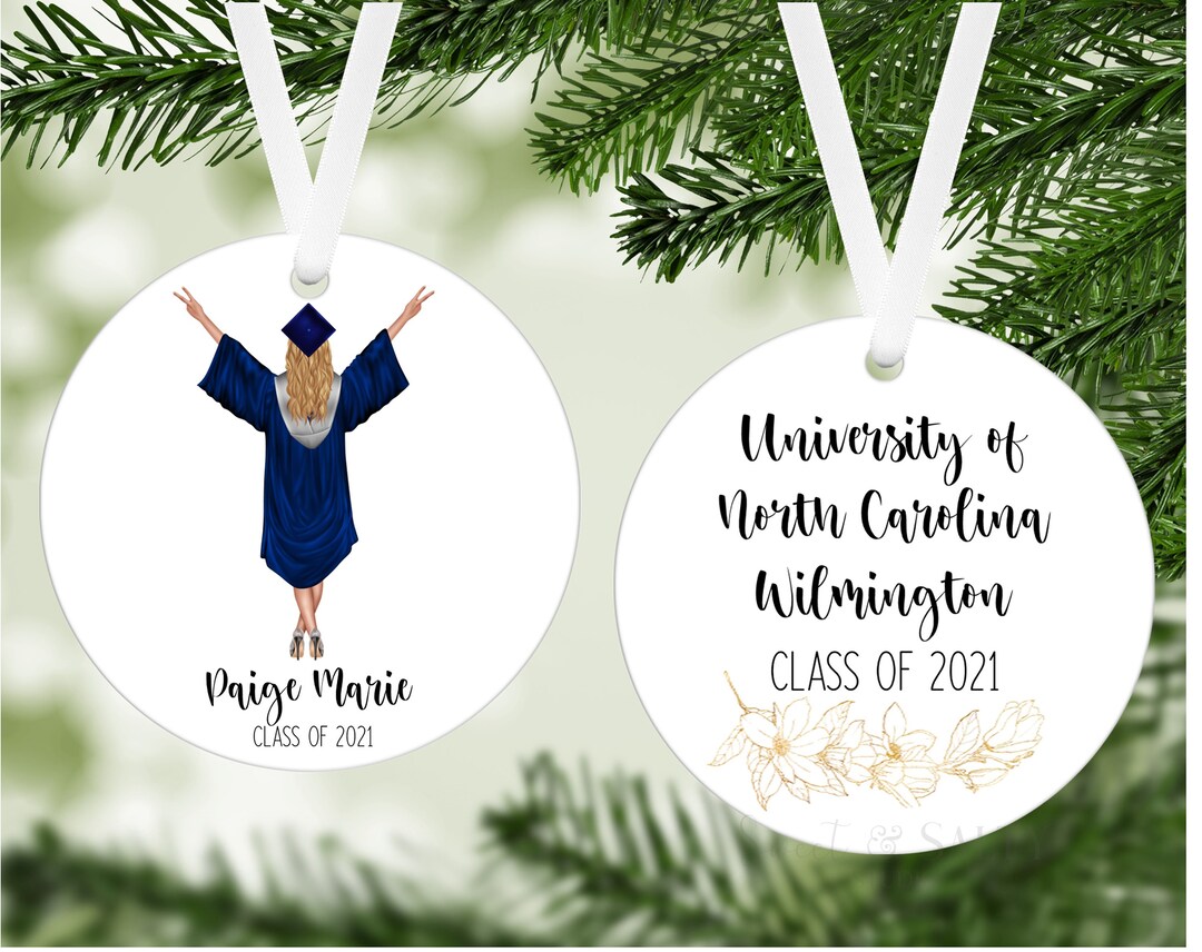 Personalized Graduation Ornament, Graduation Gift 2024, High School ...