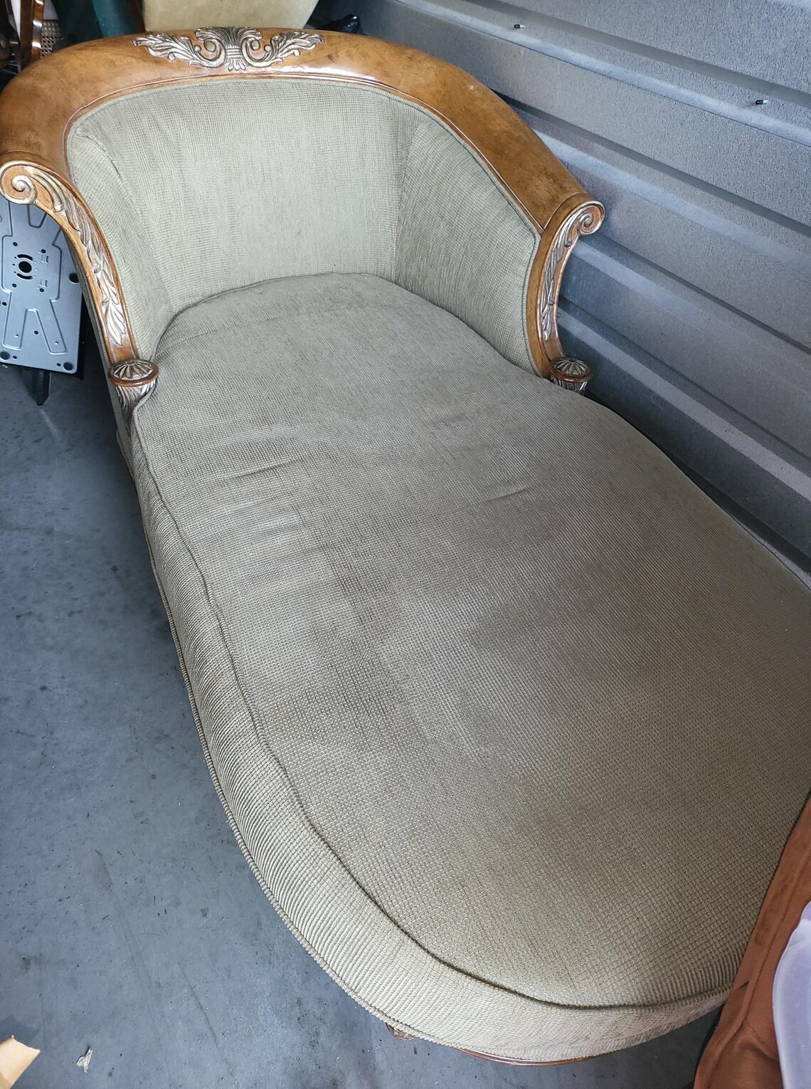 Vintage Mahogany Chaise Lounge, Recamier, Fainting Couch, Tomlinson - Etsy