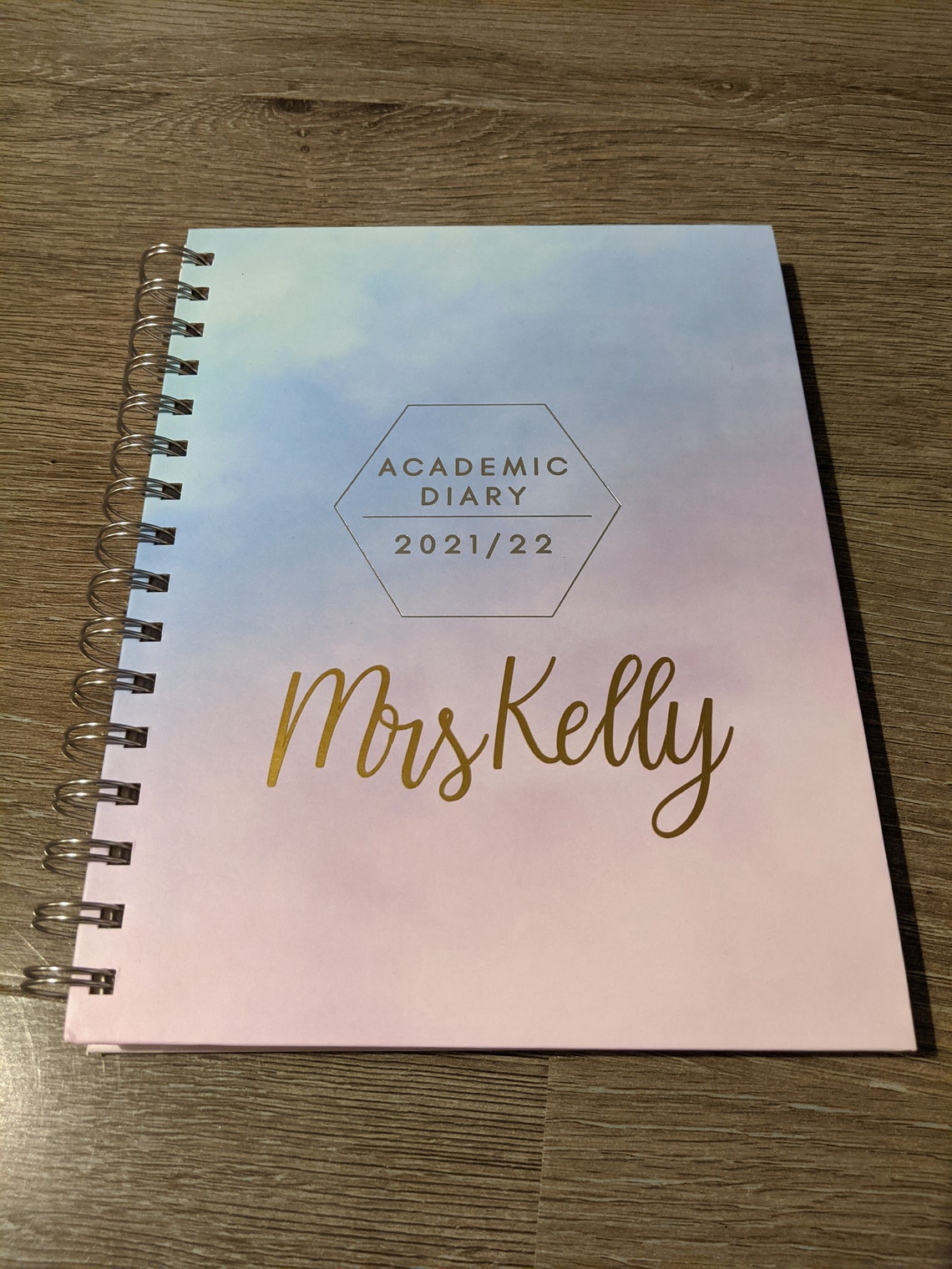 Personalised Academic Diary Etsy