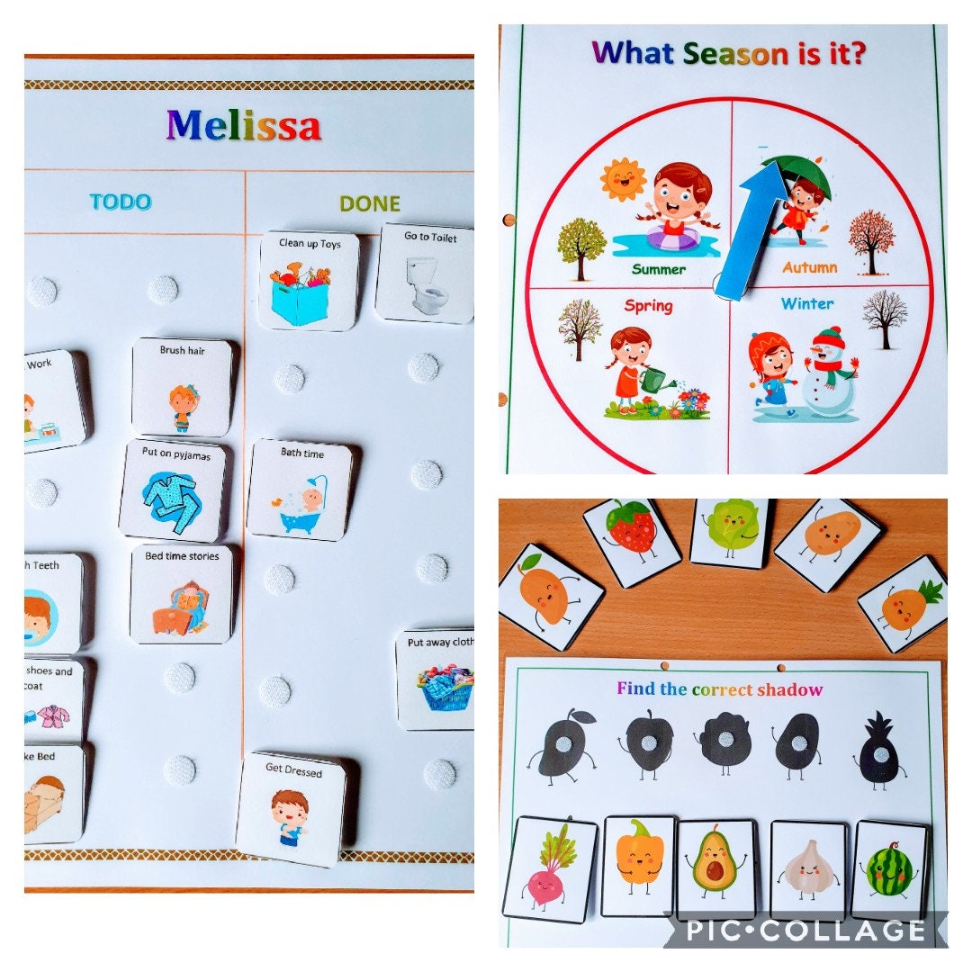 Preschool Binder Toddler Learning Folder Nursery Learning - Etsy Denmark