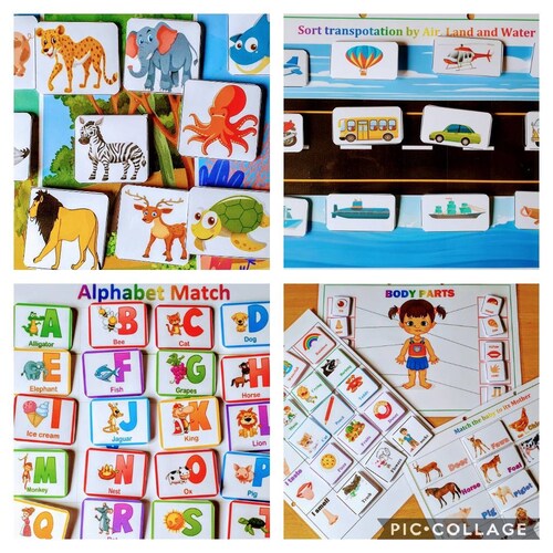 Toddler Learning Folder Nursery Learning Folder Preschool | Etsy