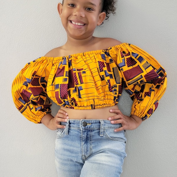 African Print Top - Etsy