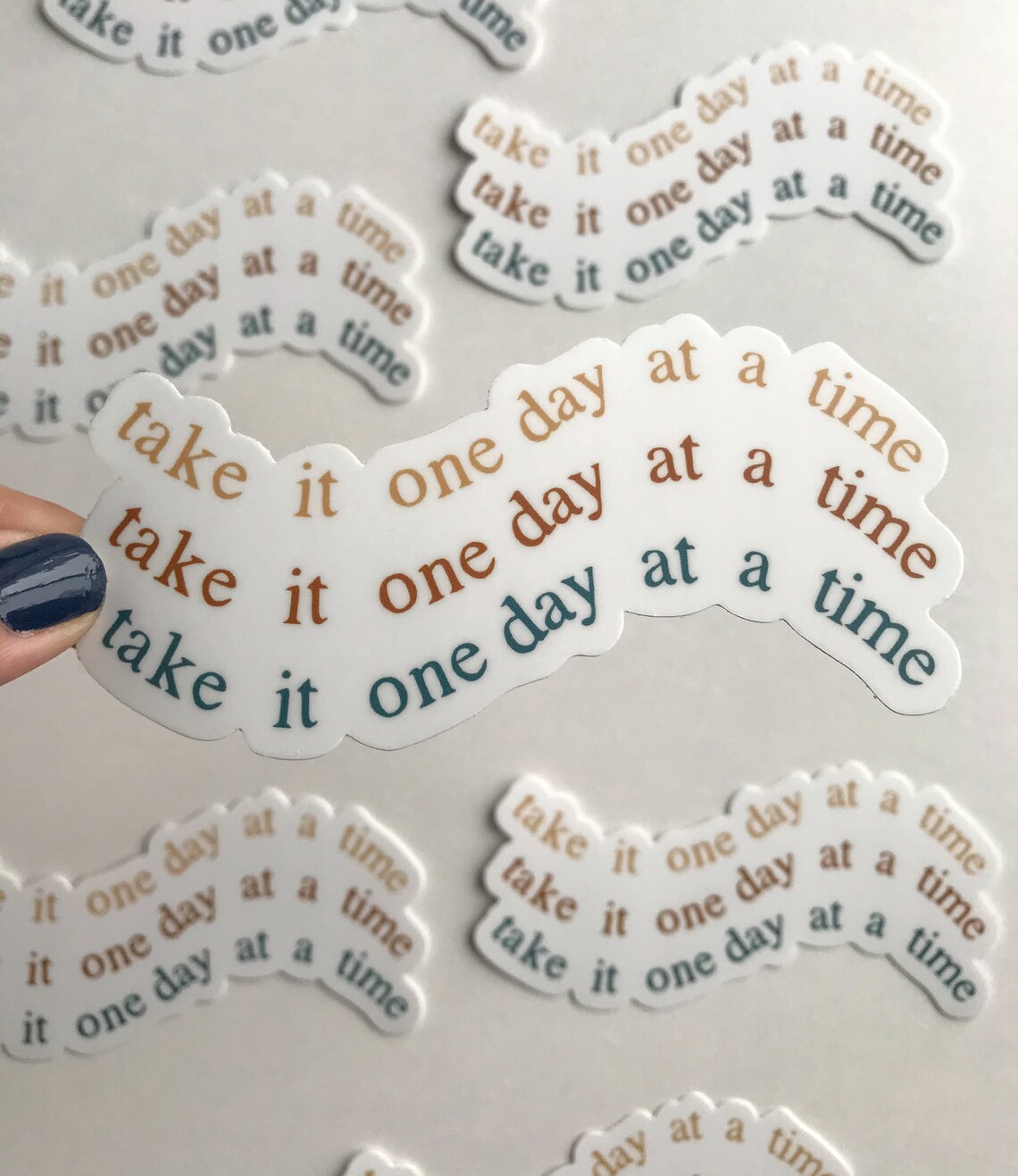 Take It One Day at A Time Sticker Unity Vinyl Sticker - Etsy
