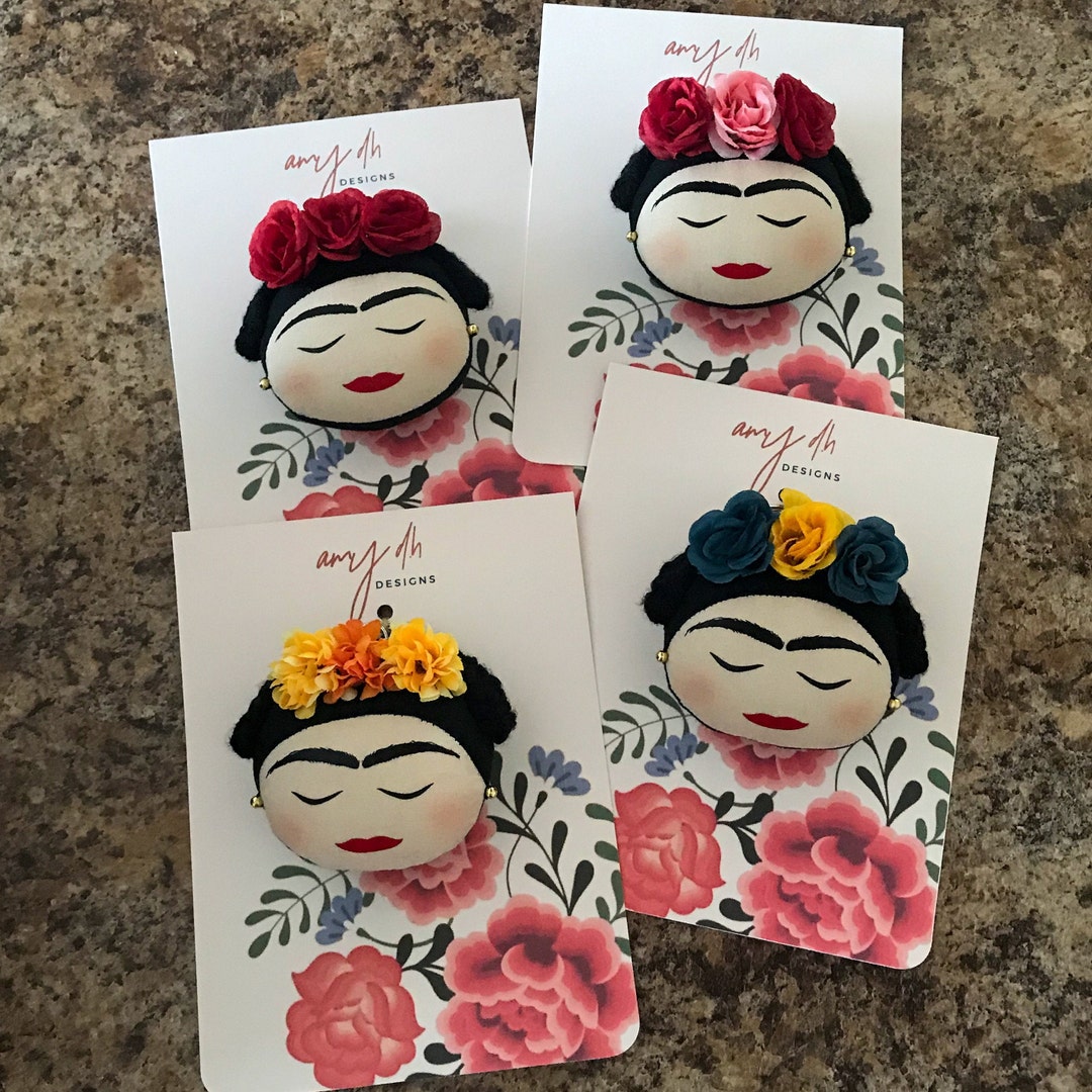 Frida Kahlo Bag Charm/ Handmade/ Bag Charm/ Original Design/ Mexican ...