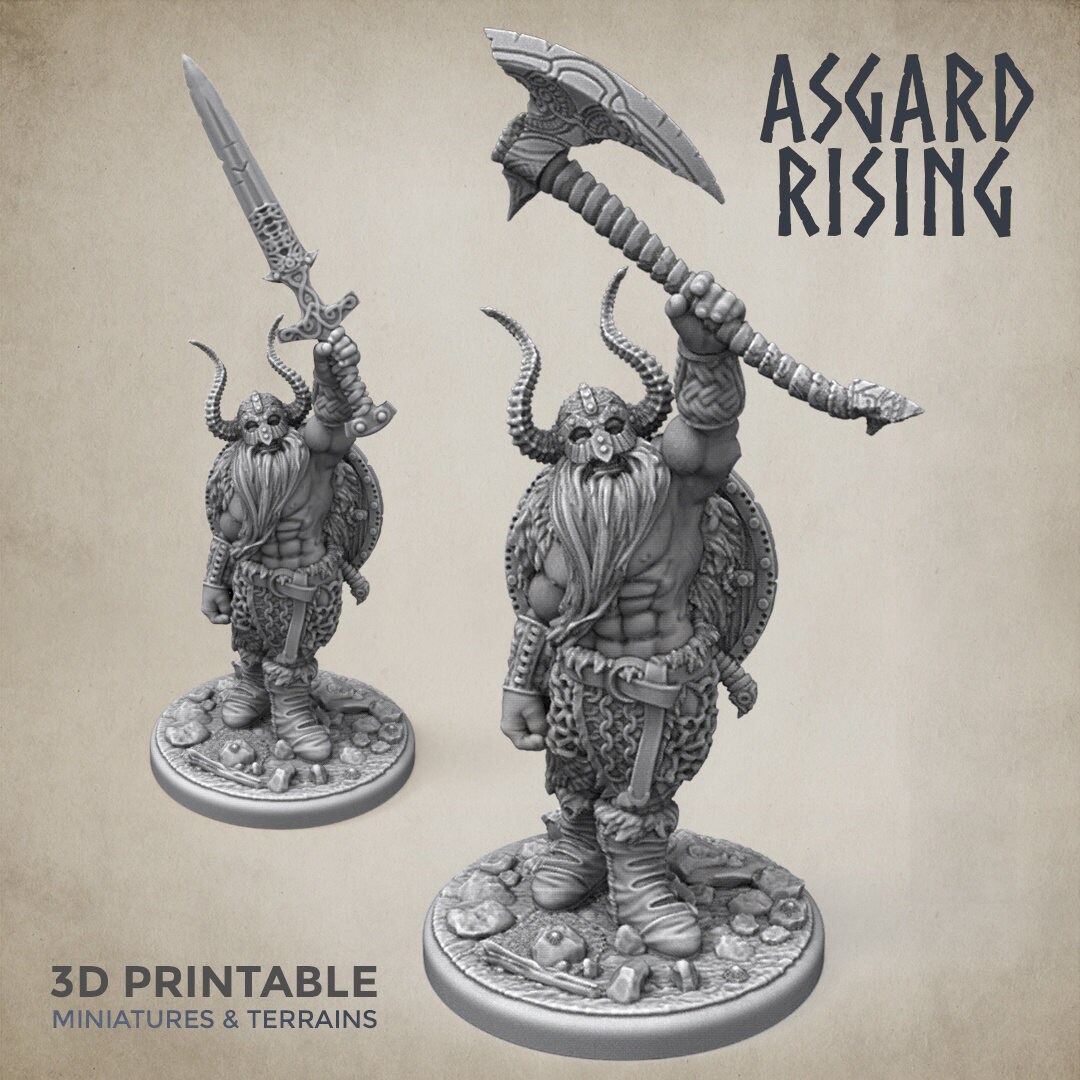 King of the Vikings Jarl Rurik Available in 28 Mm, 32 Mm or 35 Mm Scale ...