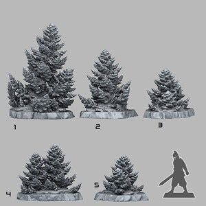 Plants Ancient Pine Trees, Available in 28 Mm or 32 Mm Scale, Modular ...