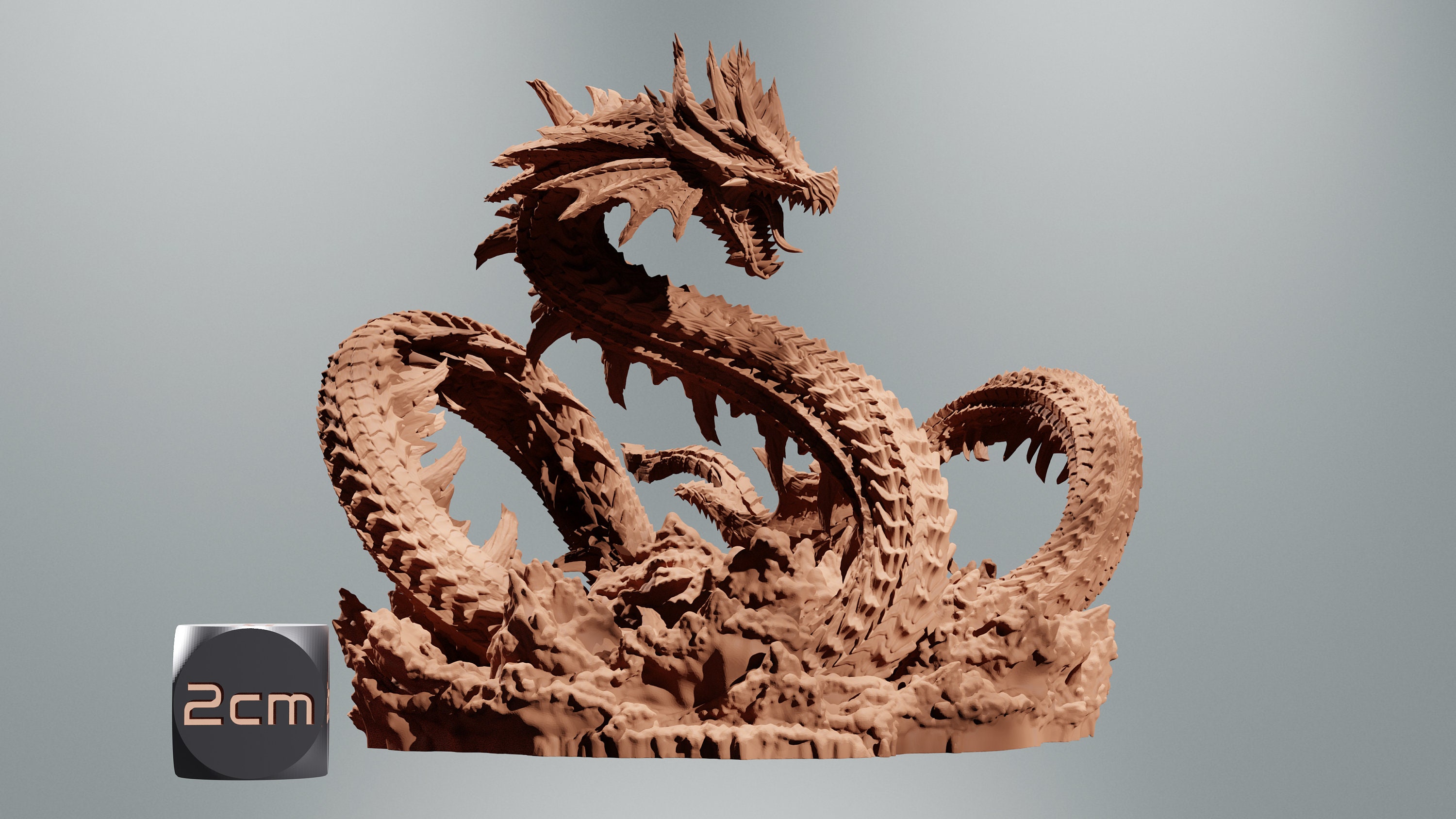 Leviathan Miniature 3 Varianten DnD Tabletop RPG | Etsy