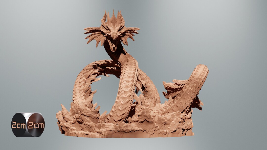 Leviathan Miniature 3 Variants Dnd Tabletop RPG Pathfinder Starfinder ...