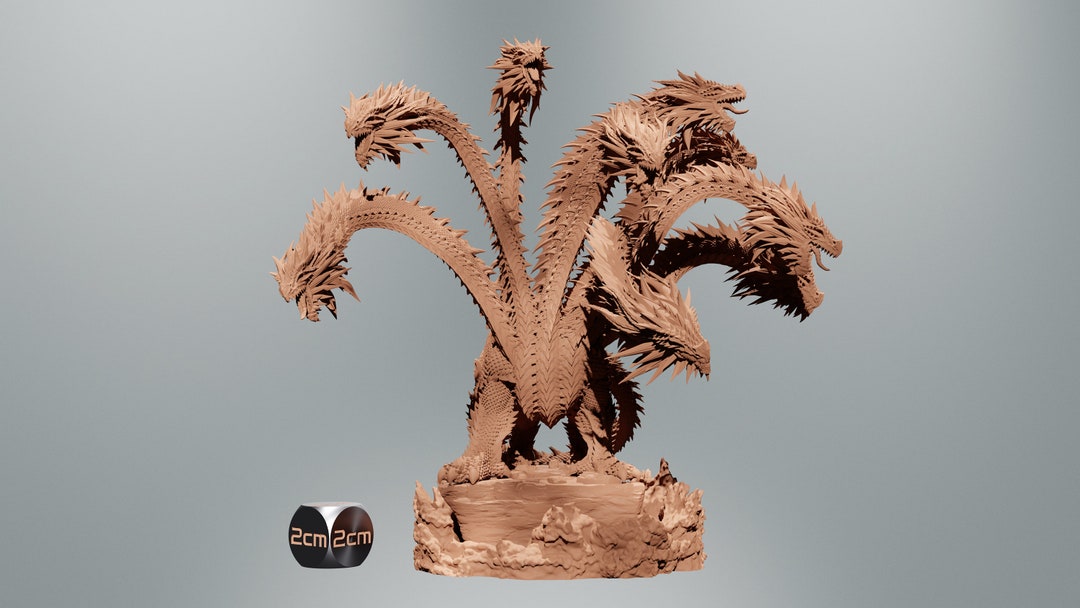 Hydra, Monster Miniature DnD Tabletop RPG Pathfinder Starfinder ...