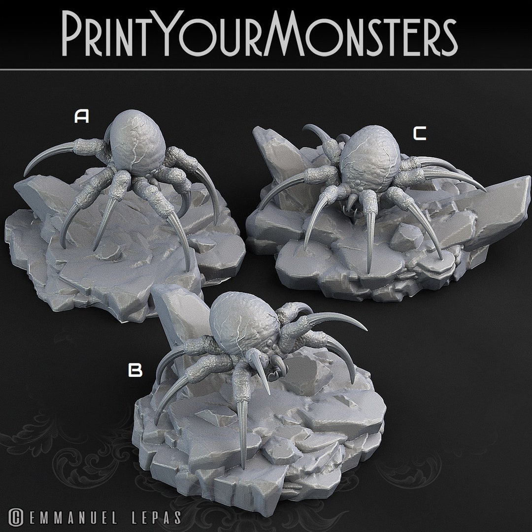 Small Frost Spiders, Various Options, Available in 28 Mm or 32 Mm Scale ...