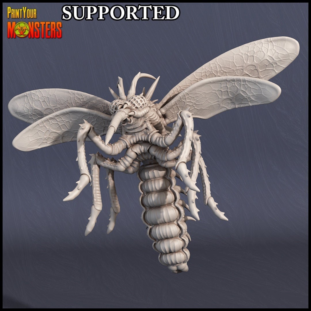 Giant Mosquito Monster, Available in 28 Mm or 32 Mm Scale, Modular for ...