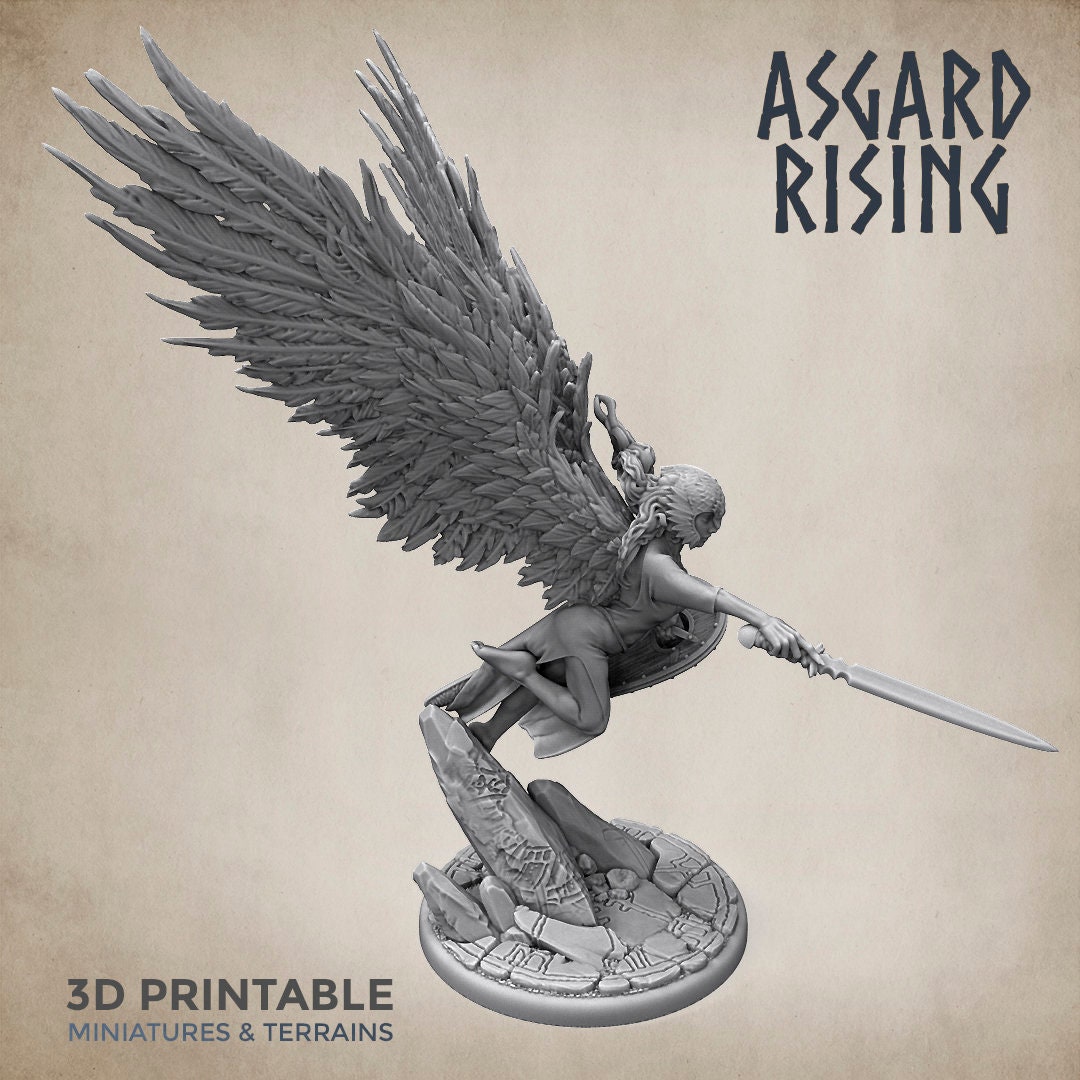 Viking-style Valkyrie Available in 28 Mm or 32 Mm Scale Three - Etsy