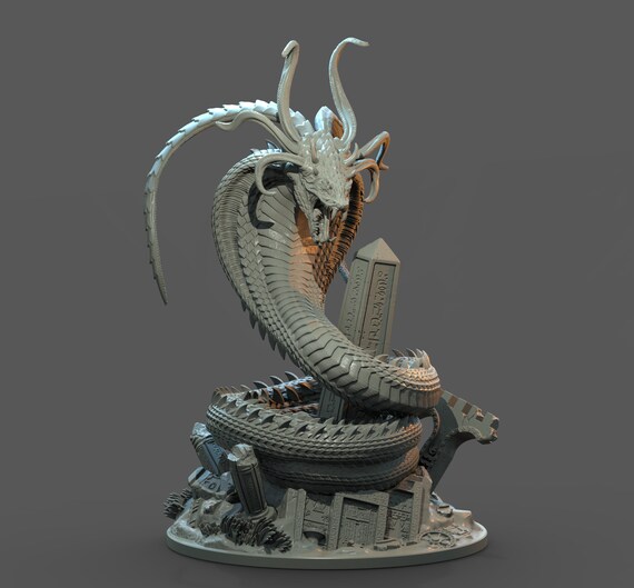 Cobra Snake God Miniature X Variants Dnd Tabletop - Etsy