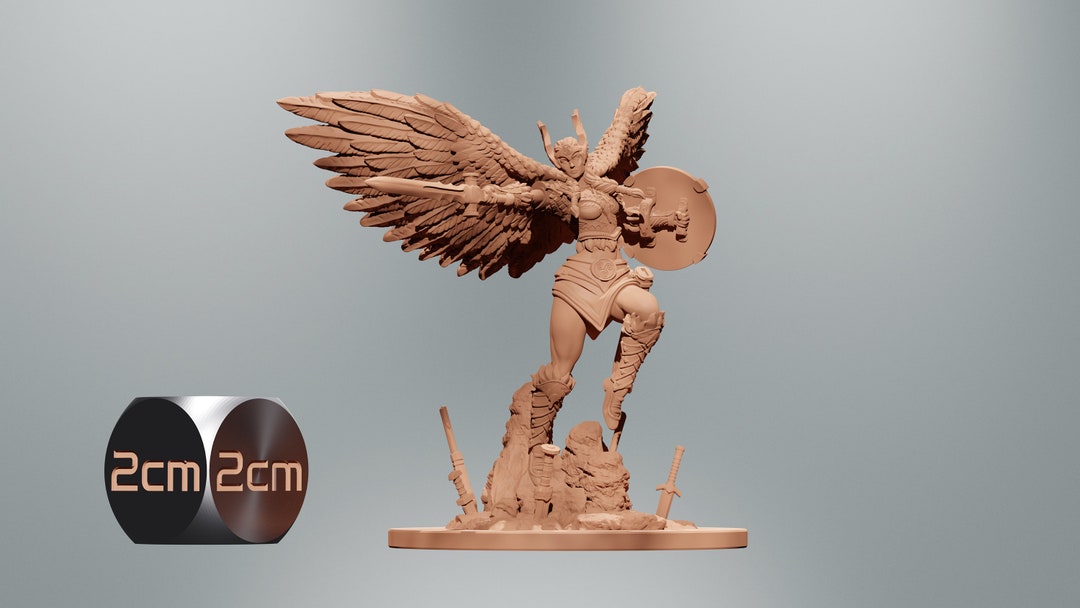 Freya Nordic Goddess Miniature Dnd Tabletop RPG Pathfinder Starfinder ...