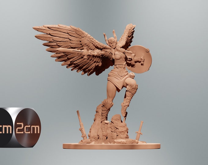 Freya Nordic Goddess Miniature Dnd Tabletop RPG Pathfinder Starfinder ...