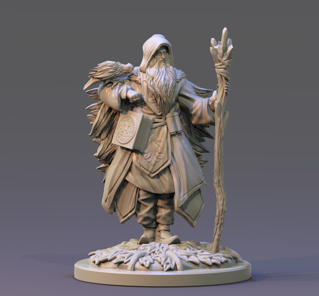 Merlin the Wizard, King Arthur, Miniatures, Dnd, Tabletop, RPG ...