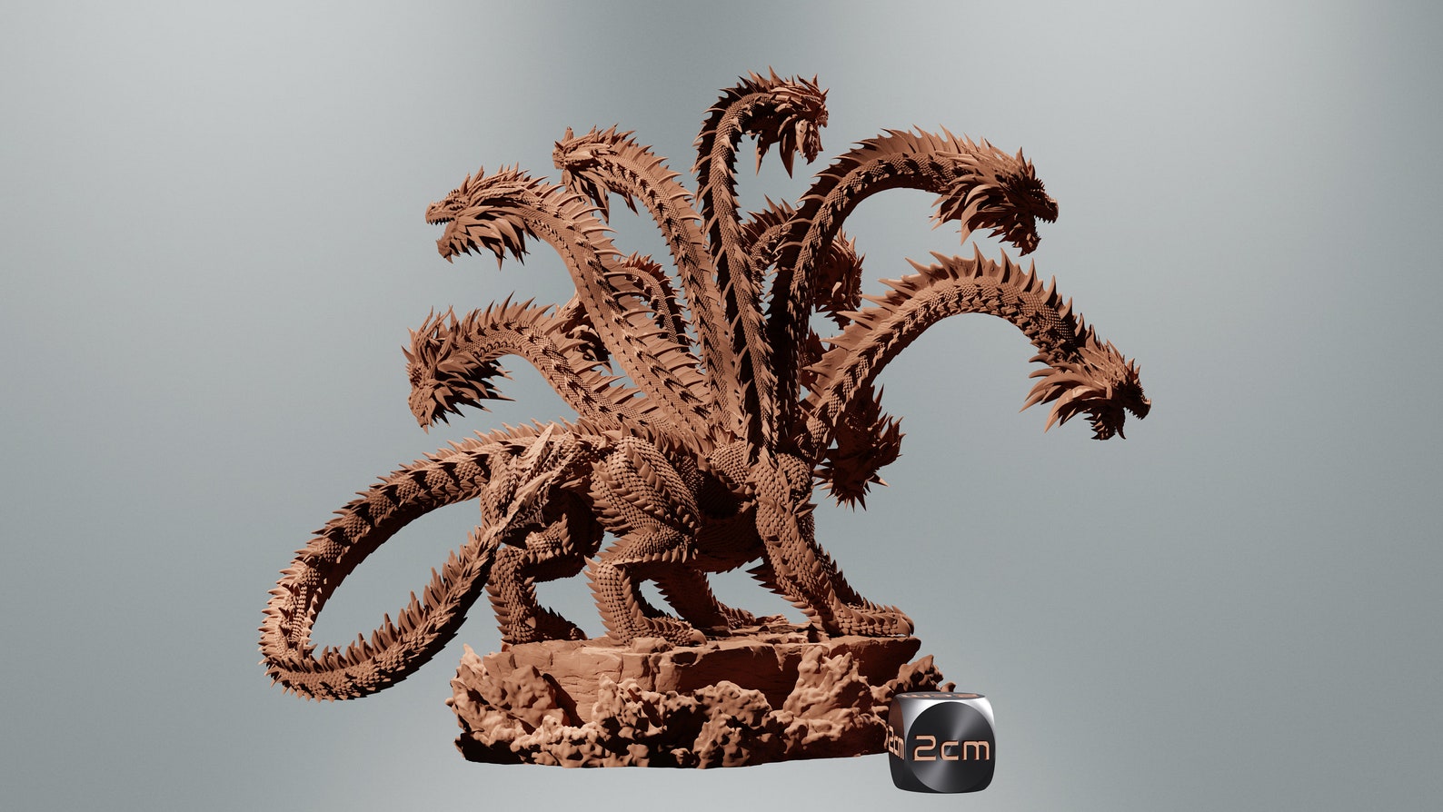 Hydra Monster Miniature Dnd Tabletop RPG Pathfinder - Etsy