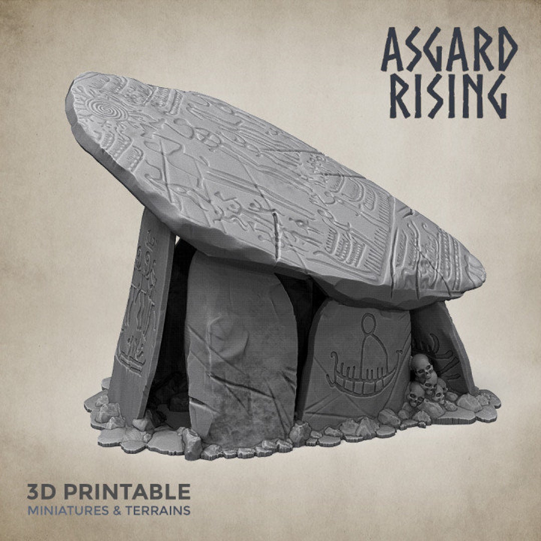Viking Style Tombstones Available in 28 Mm 32 Mm or 35 Mm - Etsy