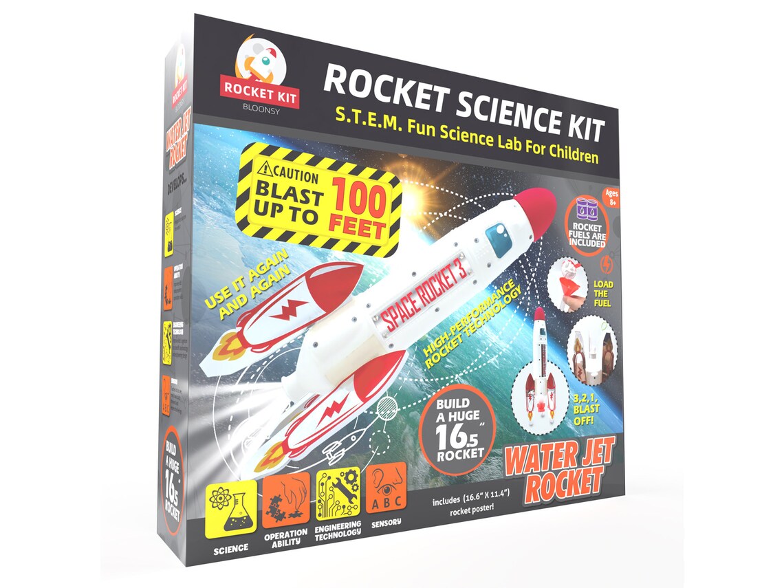 Water Rocket Kit for Kids Toy Rocket Launcher STEM | Etsy