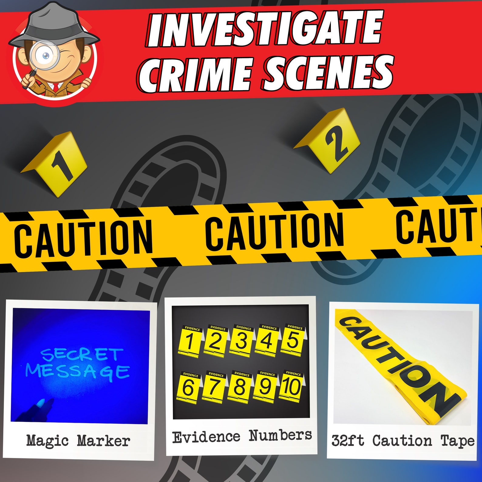 Kids Spy Detective Kit Fingerprint Science STEM Toys Set - Etsy