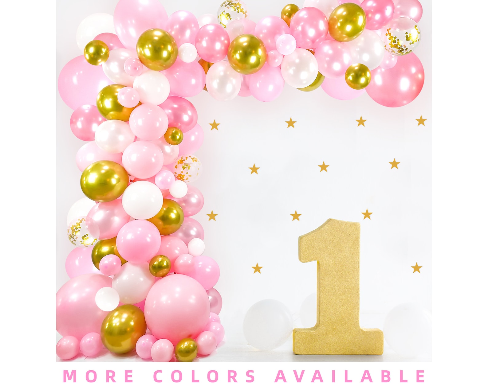 Pink Balloon Garland Kit Balloon Arch Kit With Pink White and | Etsy