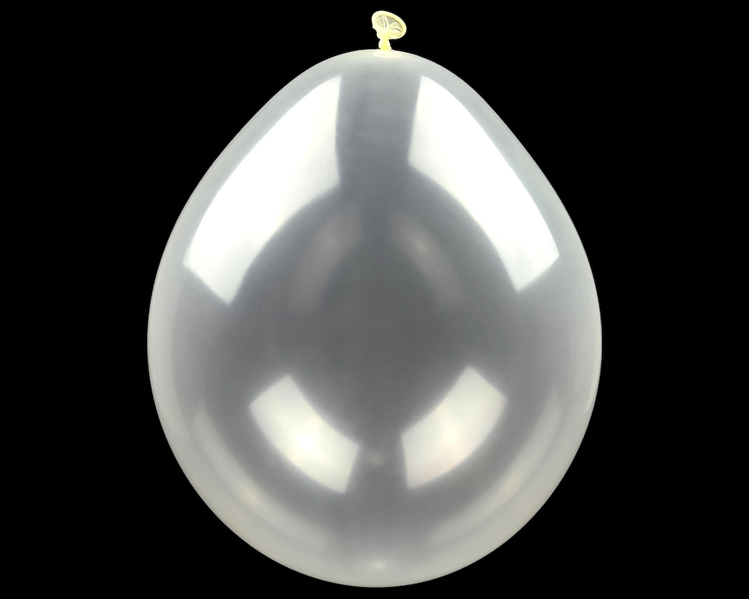 Bloonsy Pro-grade 18-inch Clear Latex Balloons pack of 10 Extra-wide ...