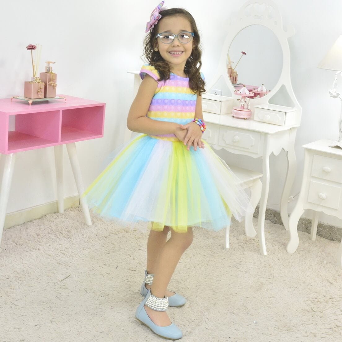 Pop It Fidget Toy Dresses Tutu Skirt Birthday Baby and Girl - Etsy