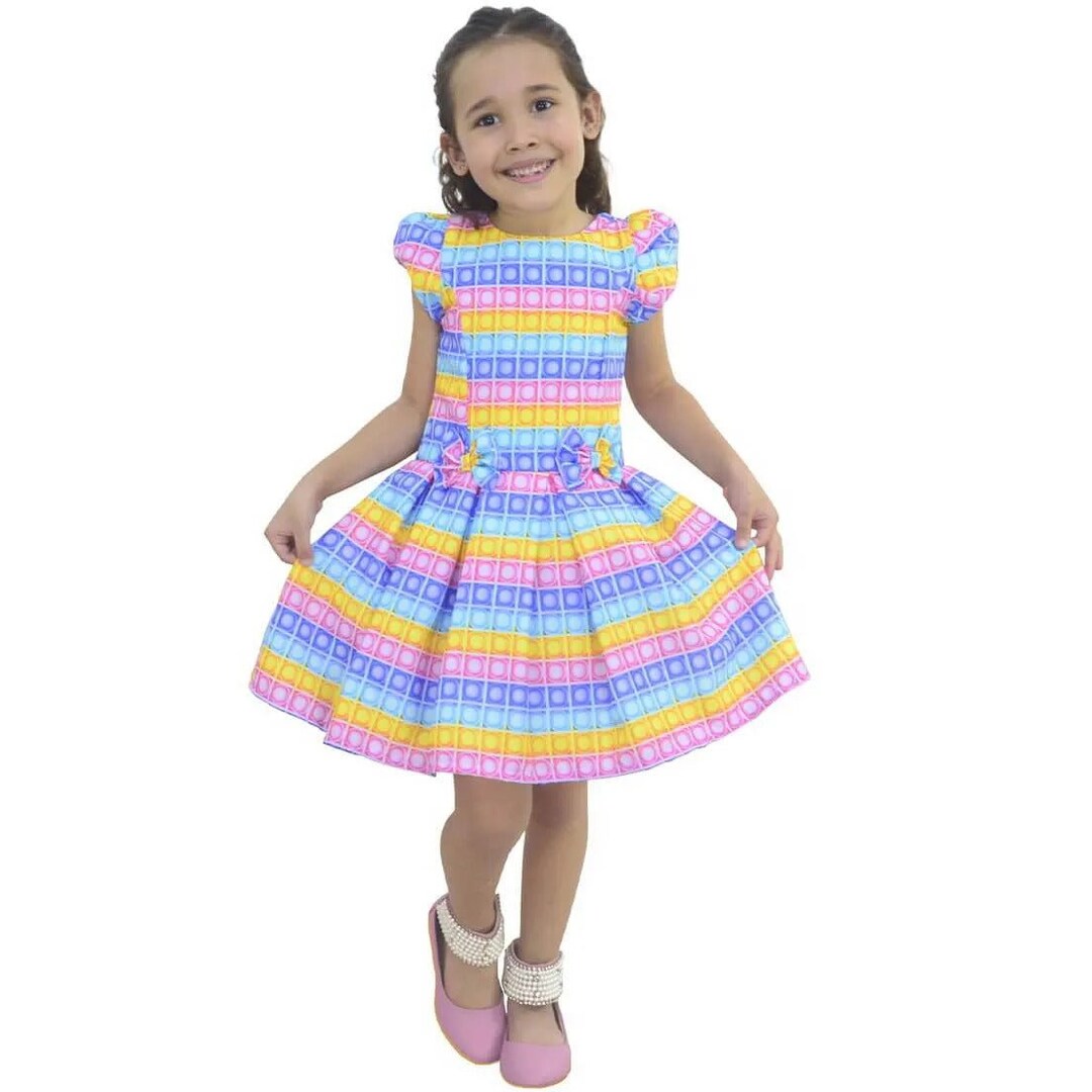 Pop-it Candy Children's Dress - Etsy