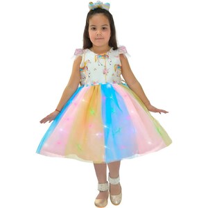 Enchanted Carousel Dress With LED and Beautiful Hair Bow - Etsy