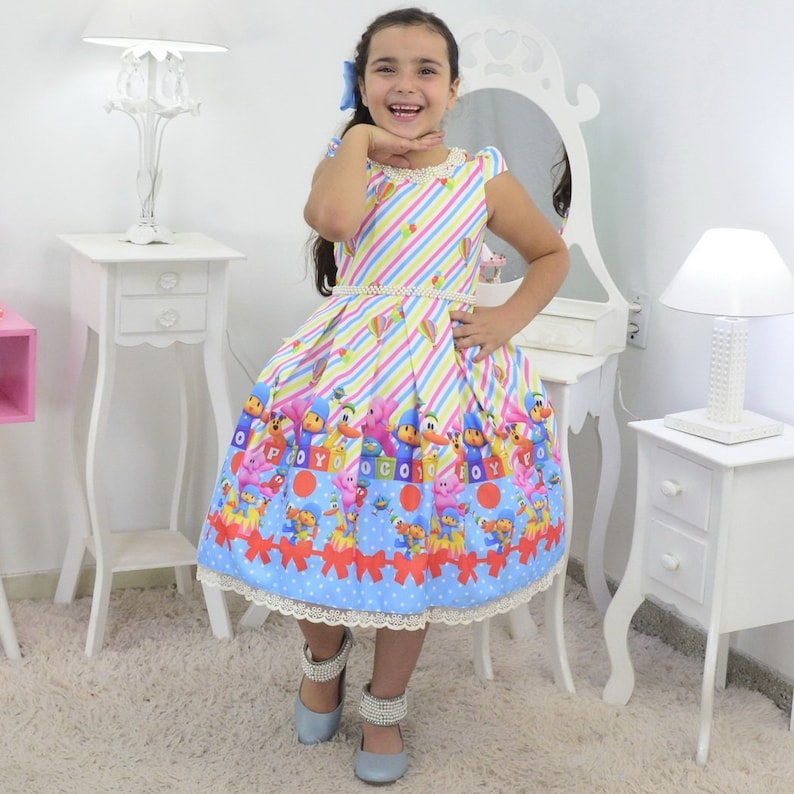 Pocoyo Luxe Dress Hair Bow Girl Petticoat Clothing - Etsy