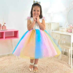 Enchanted Carousel Dress With LED and Beautiful Hair Bow - Etsy