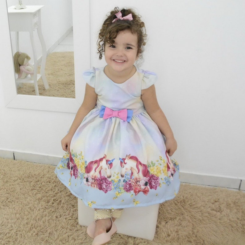 Girl's Unicorn Dress Birthday Party - Etsy