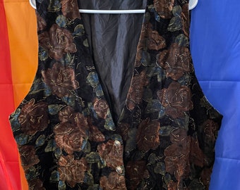 Floral Vest | Etsy