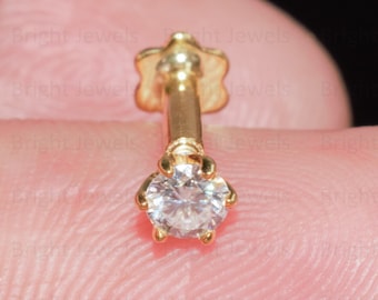 Screw Back Nose Pin - Etsy