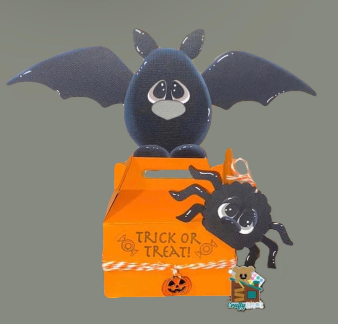 Halloween Bat Treat Box Paper Crafts Halloween Candy Gram - Etsy